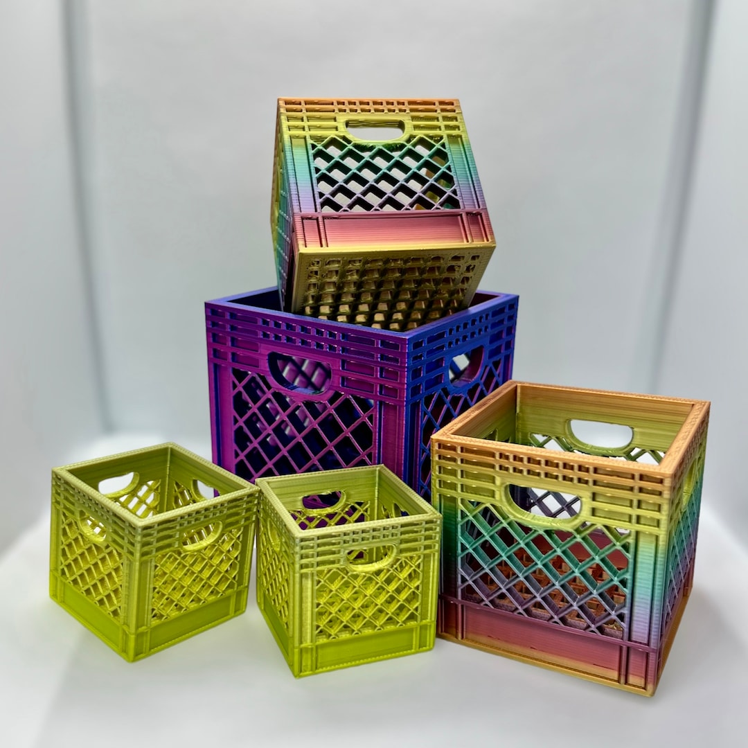 3D Printed Mini Crate/ Mini Brands/ Storage/ Organizer/ Desk Storage ...