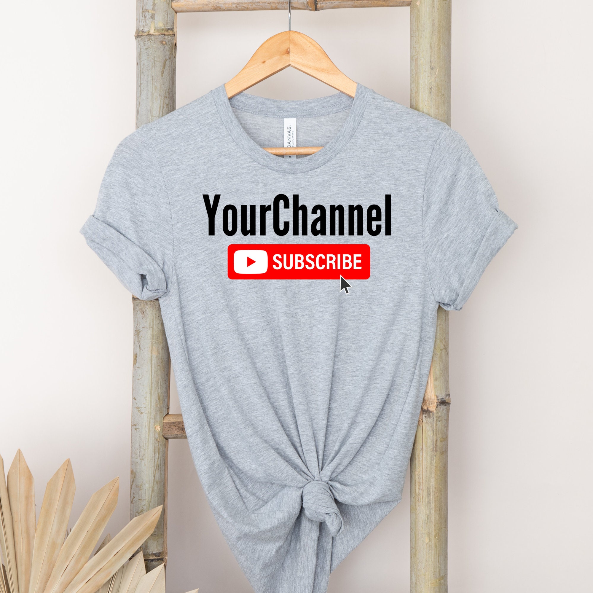 Custom Youtube Subscribe Yourchannel Shirt, Your Channel Shirt ...