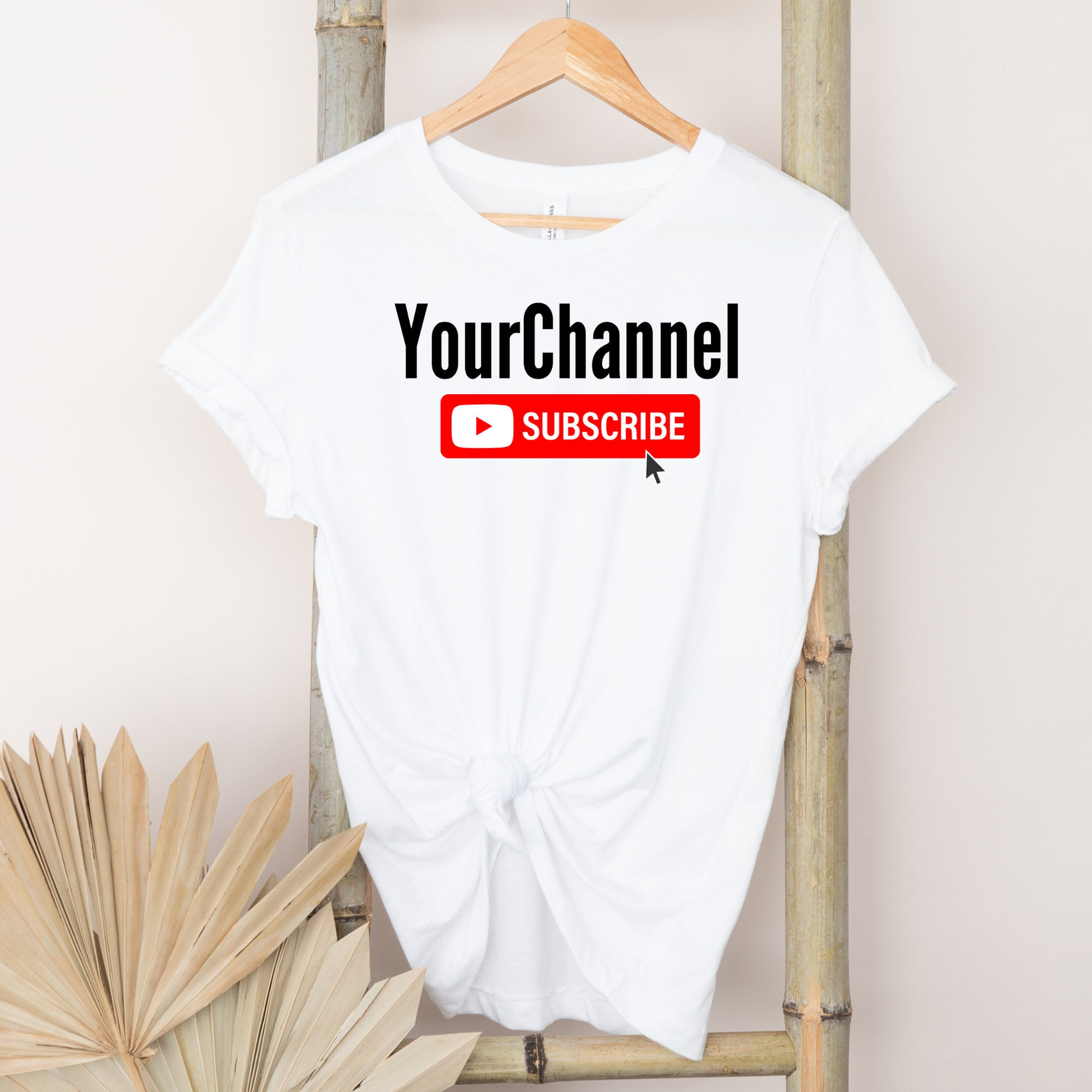 Custom Youtube Subscribe Yourchannel Shirt, Your Channel Shirt ...