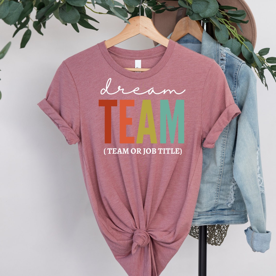 Dream Team Shirt Personalized Shirt Best Team Ever - Etsy