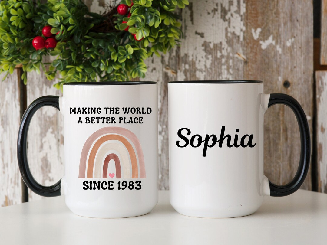 40th Birthday Gift, 40th Birthday Mug, Personalized 40th Birthday Gift ...