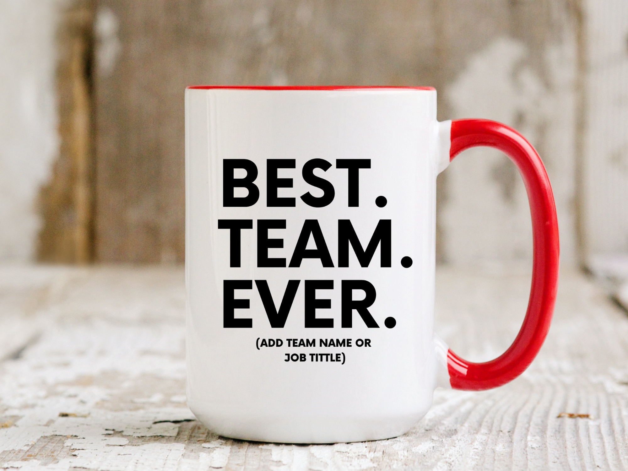 Best Team Ever Mug,personalized Team Christmas Gift,team Member ...