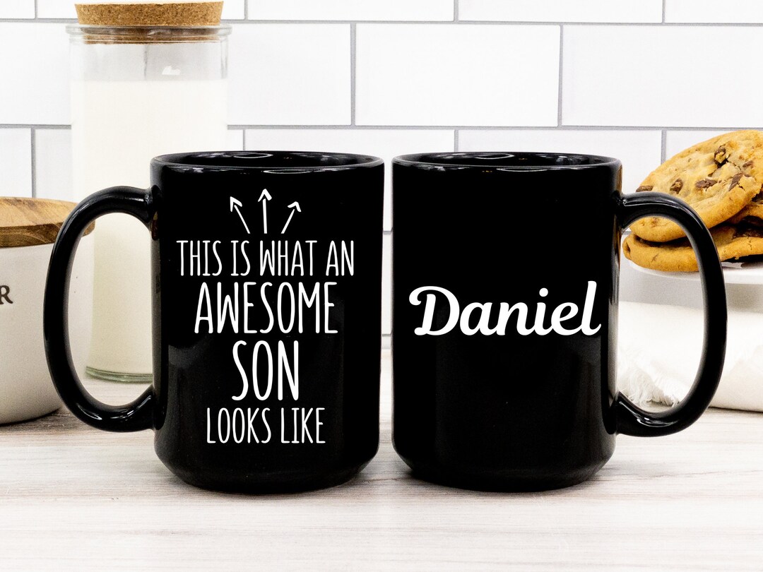 Son Mug Gift, This is What an Awesome Son Looks Like Mug, Best Son Ever ...