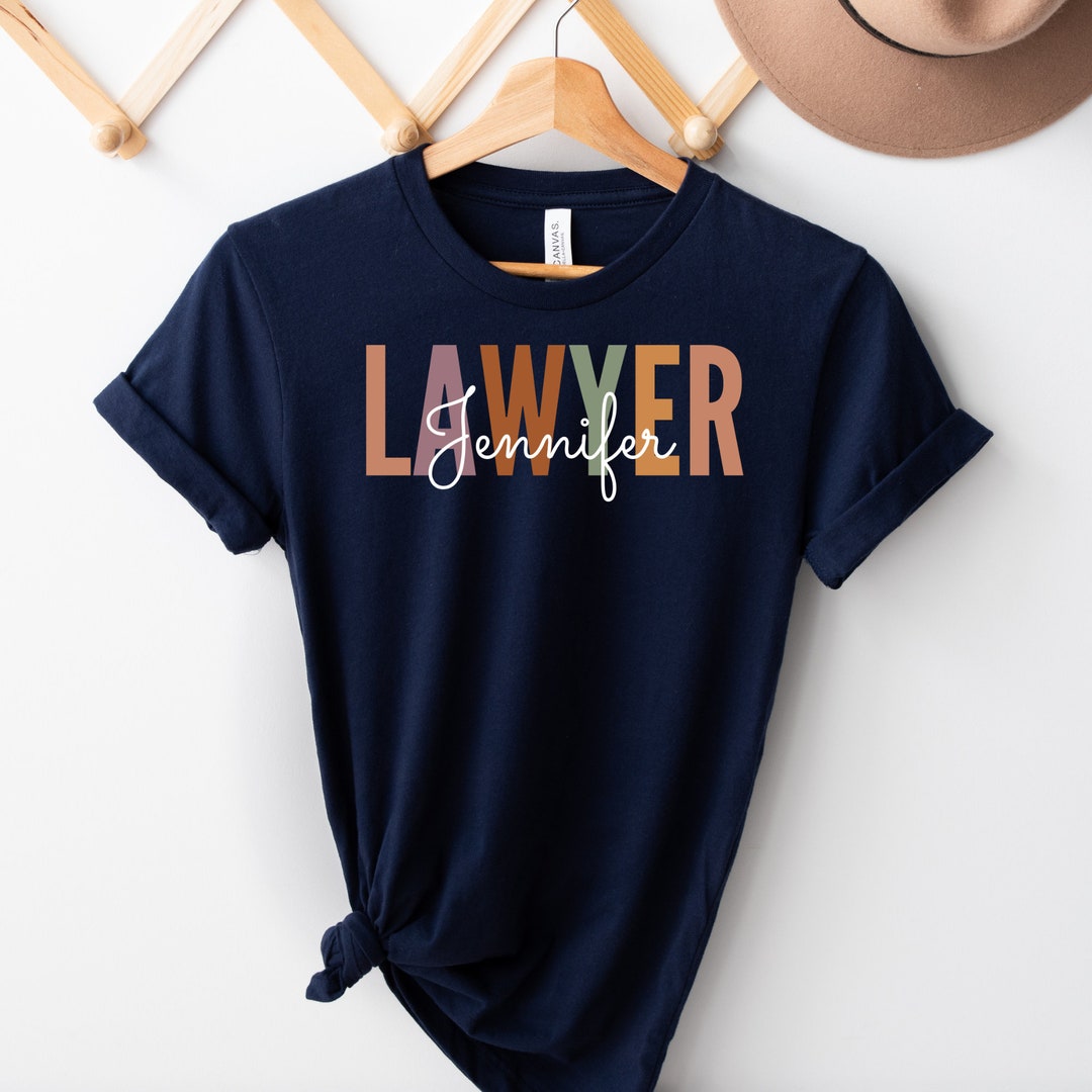 Personalized Lawyer Shirt With Name, Lawyer Sweatshirt, Law Student ...
