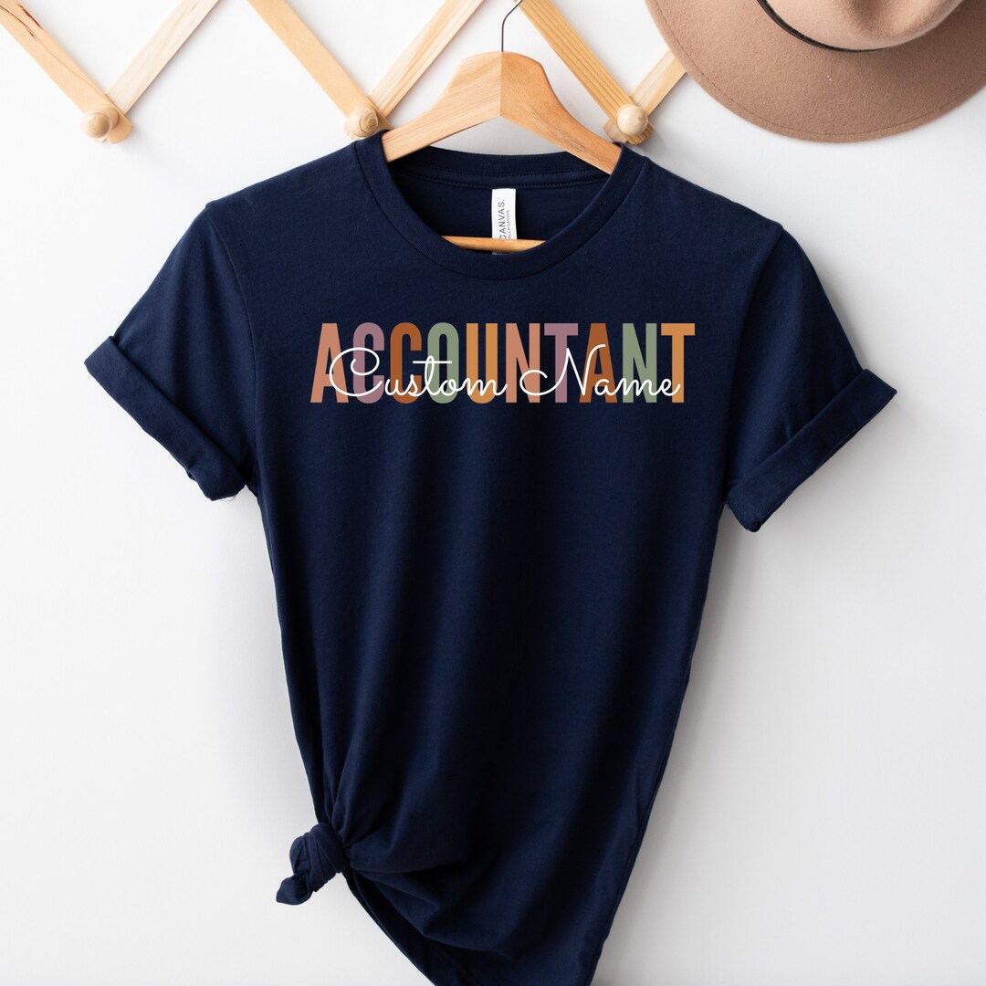 Personalized Accountant Shirt, Custom CPA Gift, Accounting Office Tee ...