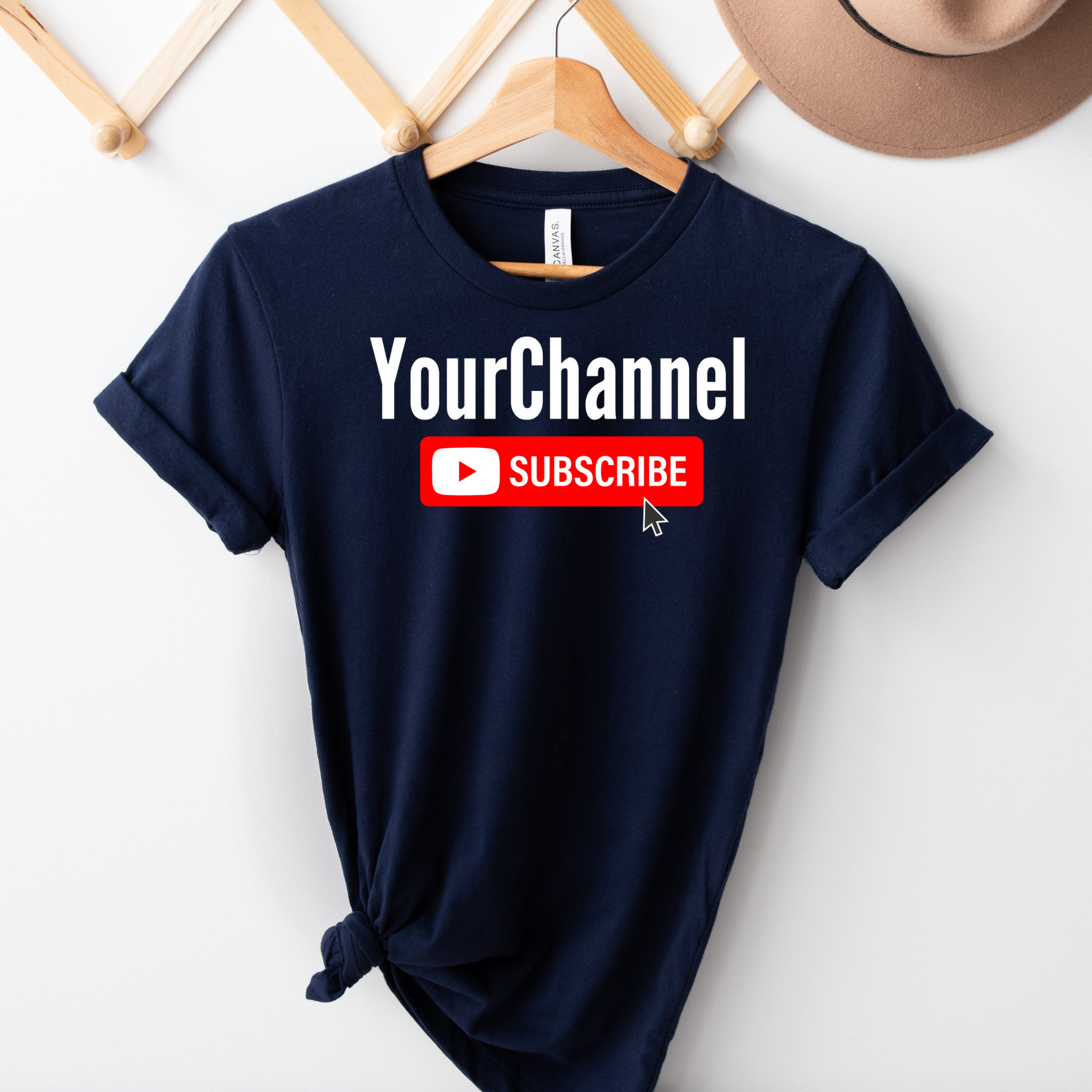 Custom Youtube Subscribe Yourchannel Shirt, Your Channel Shirt ...