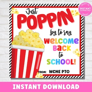 First Day of School Gift Tag Printable | Welcome Back to School ...