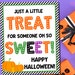 Employee Appreciation Sign Halloween Teacher Printable Break Room Sign ...