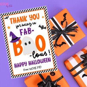 Halloween Favor Tag | Teacher Appreciation Thank You Gift | Halloween ...