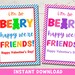Classroom Valentines | Gummy Bears Printable Valentines | Valentines ...
