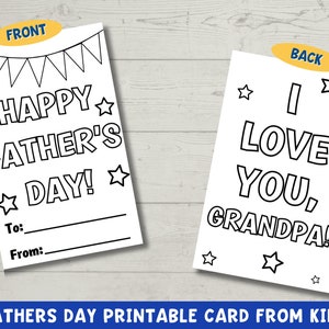 Printable Fathers Day Card for Grandpa | All About Grandpa Card From ...