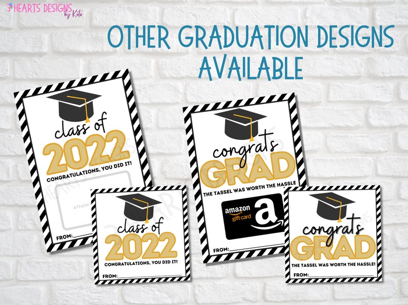 Graduation Gift Tag Printable | Sweet Ending to A New Beginning ...
