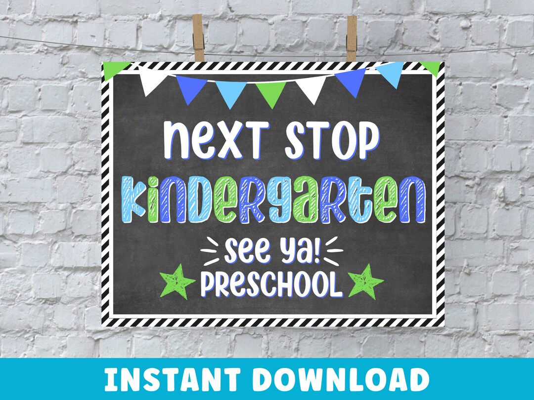 Prek Graduate Sign Printable | Pre-kindergarten Graduate | Last Day of ...