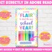 Flair Pen Gift Tag: Back to School Teacher Printable | Instant Download ...