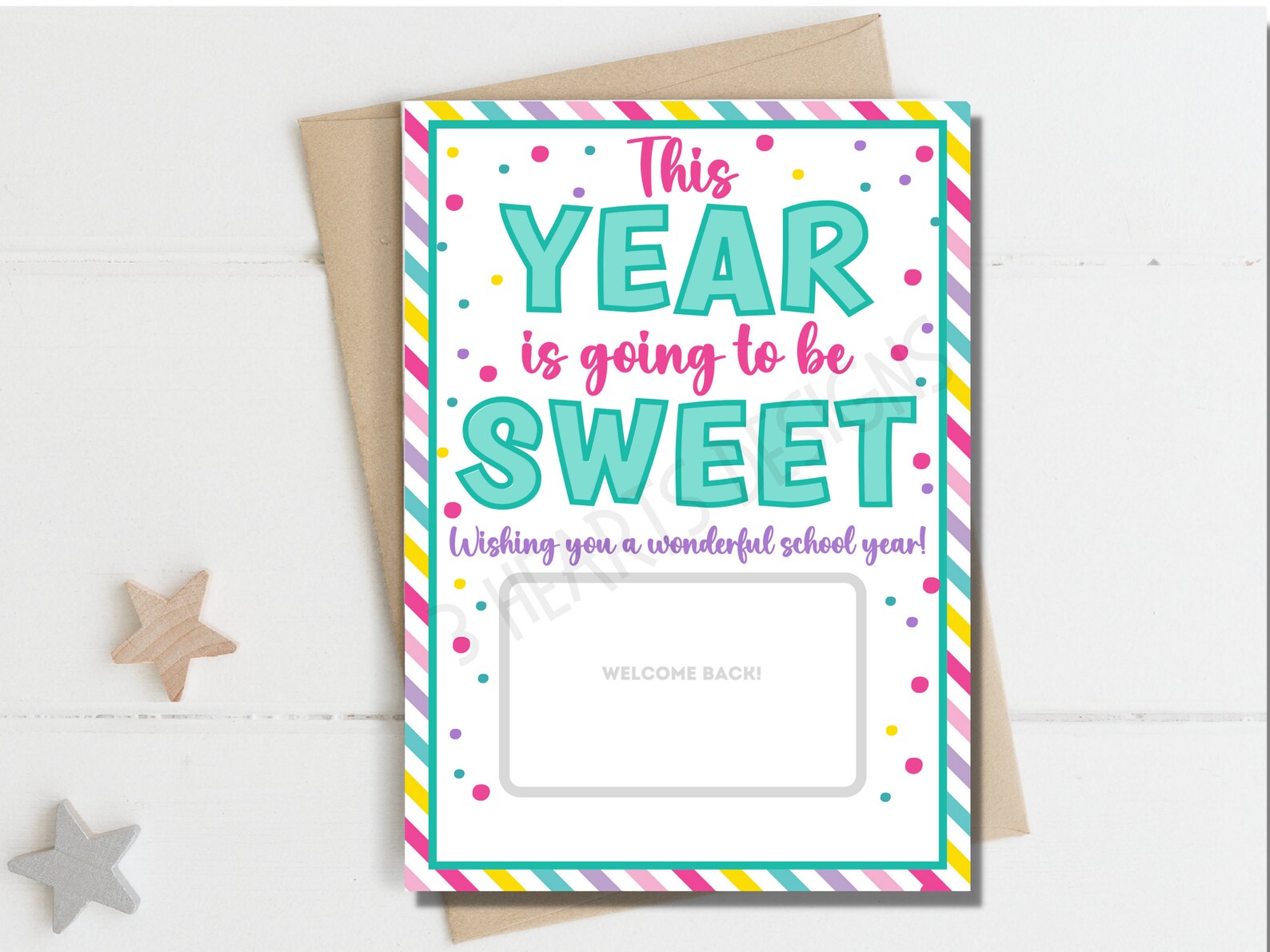 Back to School Gift Card Holder Printable First Day of - Etsy