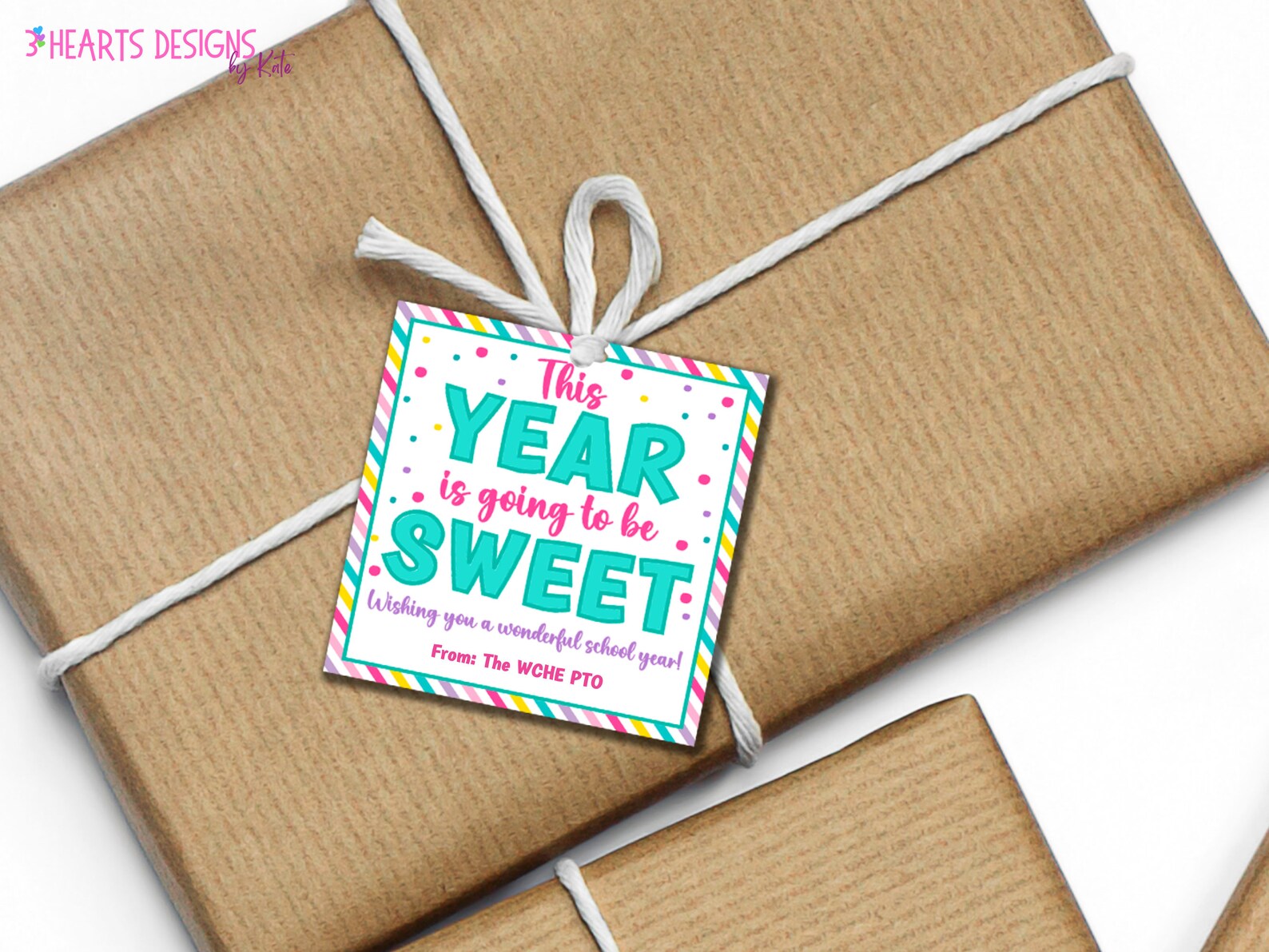 Back to School Teacher Gift Tag Sweet Treats Tag First Day - Etsy