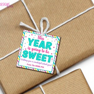 Back to School Teacher Gift Tag | Sweet Treats Tag | First Day of ...