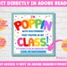 Back to School Gift Tag | Popping With Excitement | First Day of School ...