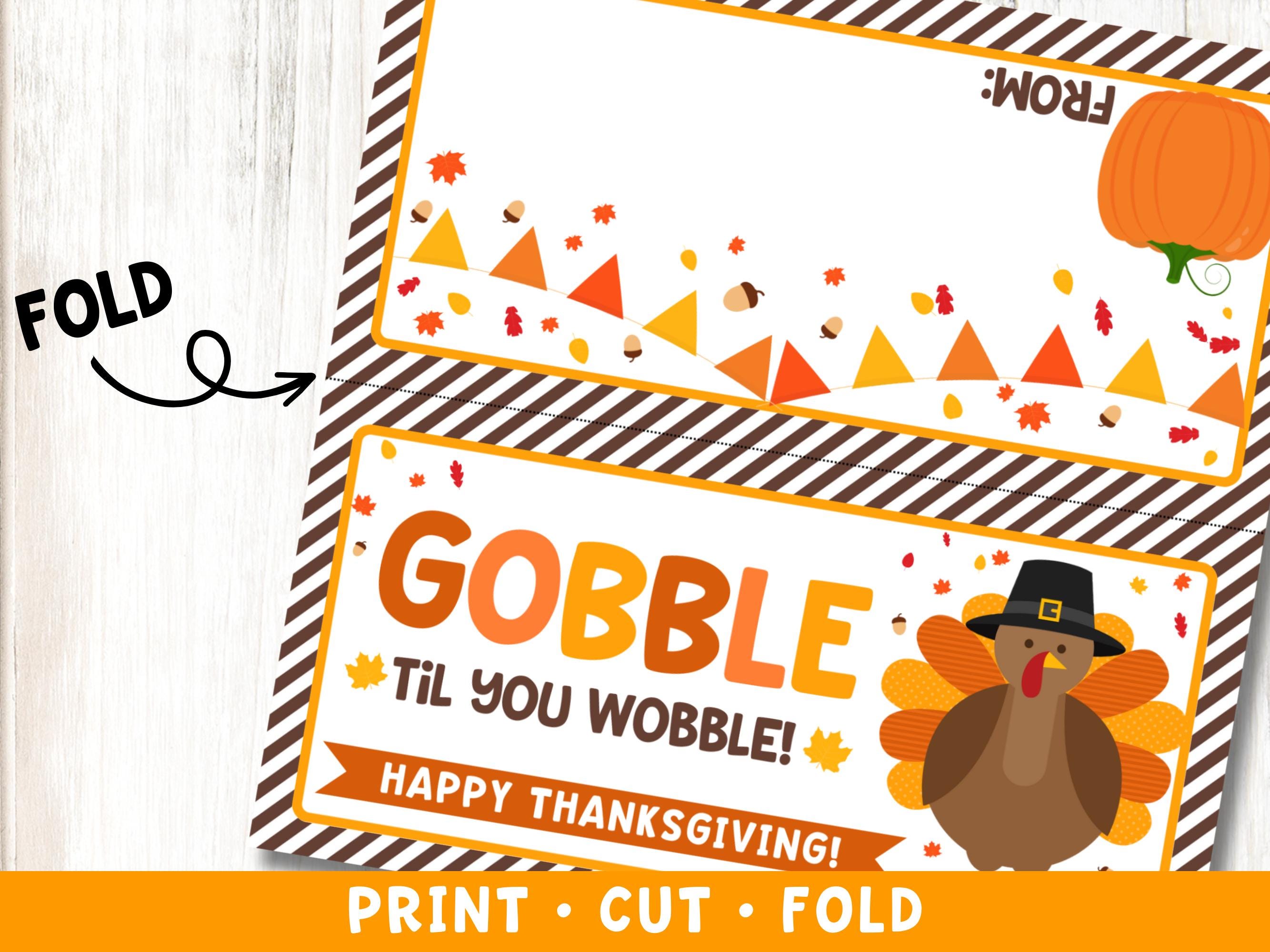 Fall Goodie Bag Toppers | Thanksgiving Treat Tags | Digital Cookie ...