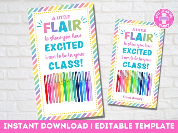 Back to School Teacher Gift Tag First Day of School - Etsy