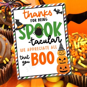 Halloween Favor Tag Spooktacular Halloween Gift Tags Printable We ...