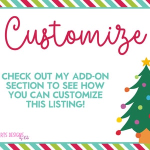 Printable Christmas Gift Tags Christmas Treats Gift Tags Holiday Favor ...