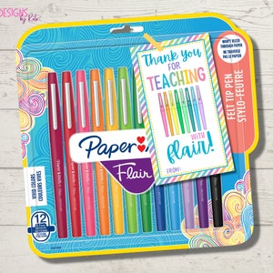 Teacher Appreciation Gift Tag: Marker Pen Printable | Instant Download ...