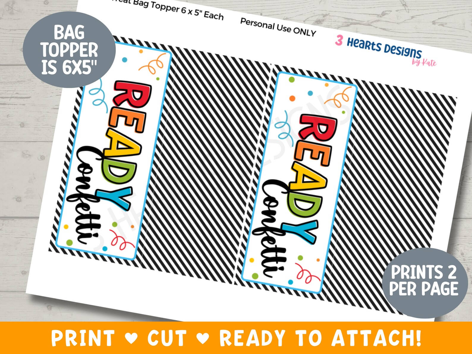 Ready Confetti Letter Printable Night Before School Gift Tag Back to ...