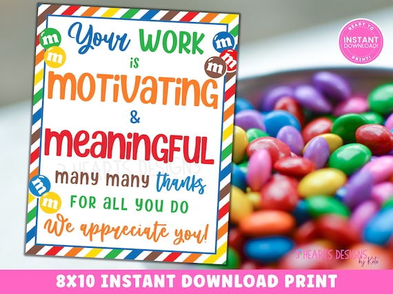 Teacher Appreciation Print Staff Co-worker Appreciation Gift - Etsy