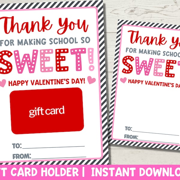 Teacher Valentines - Etsy