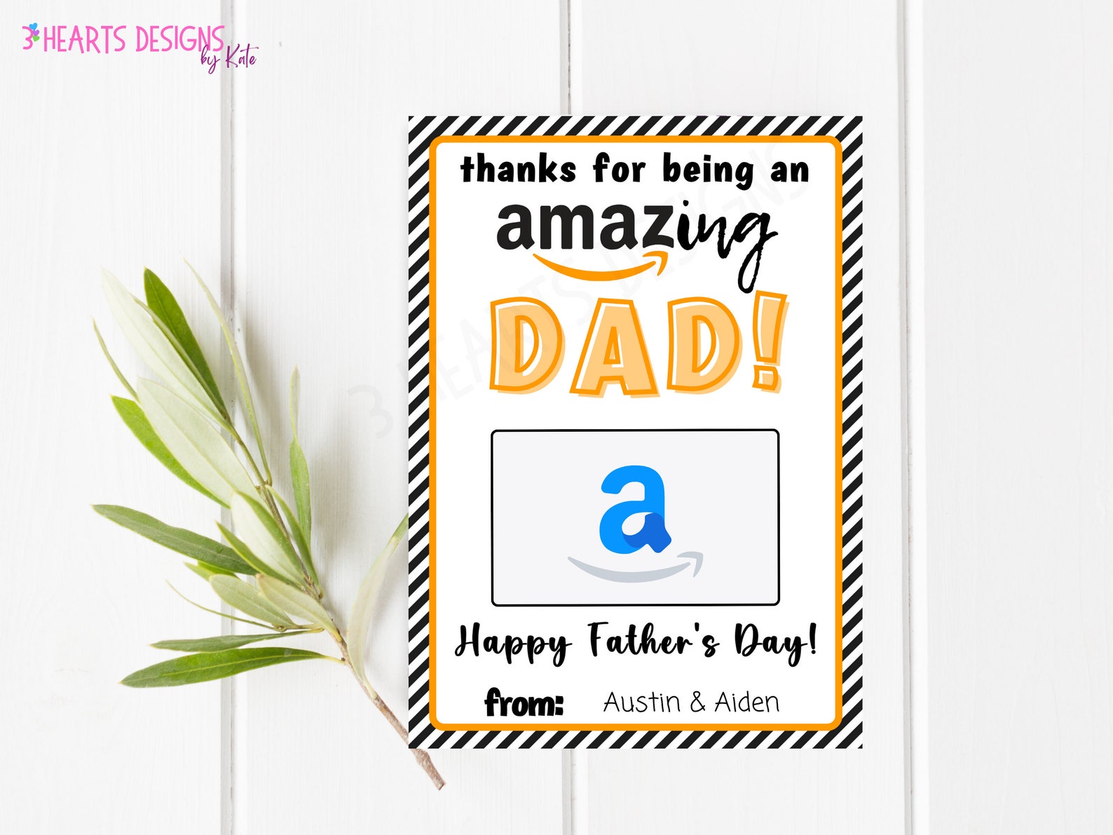 Fathers Day Gift Card Holder | Printable Fathers Day Card | Amazing Dad ...