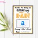 Fathers Day Gift Card Holder Printable Fathers Day Card - Etsy