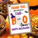 Halloween Favor Tag Teacher Appreciation Thank You Gift - Etsy