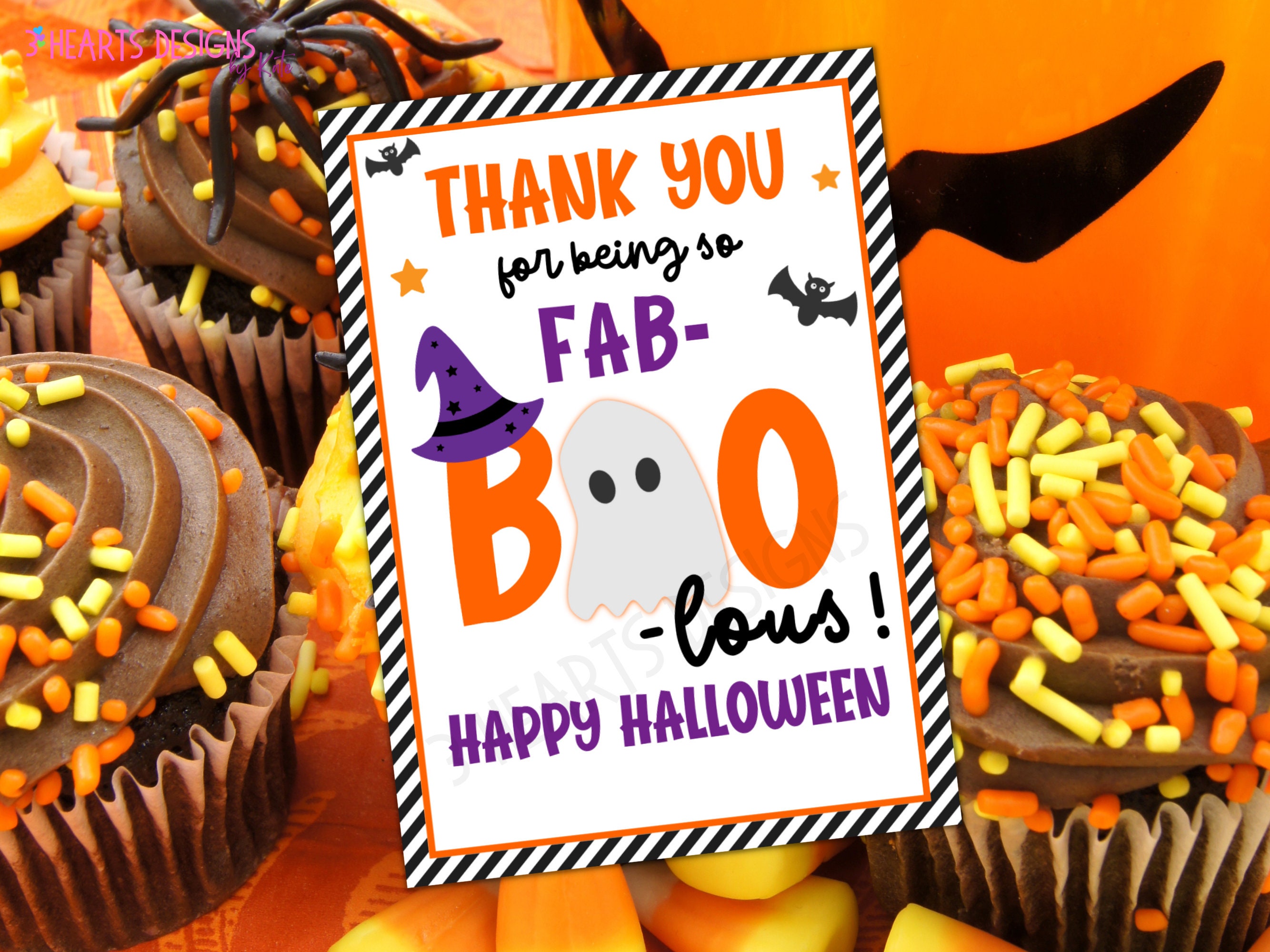 Halloween Favor Tag | Teacher Appreciation Thank You Gift | Halloween ...