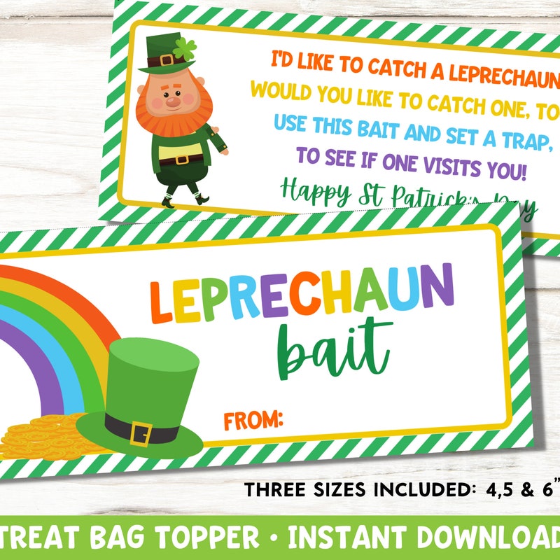 Leprechaun Bait Tag - Etsy