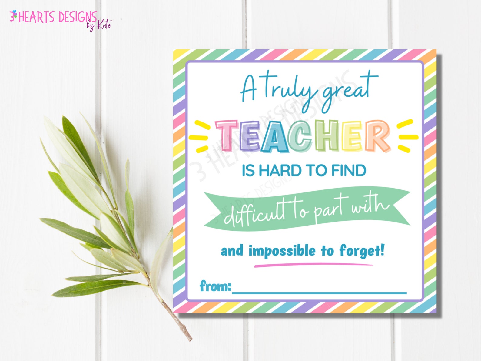 Teacher Appreciation Gift Tag Amazing Teacher Gift Tag End - Etsy