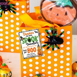 Halloween Favor Tag Spooktacular Halloween Gift Tags Printable We ...