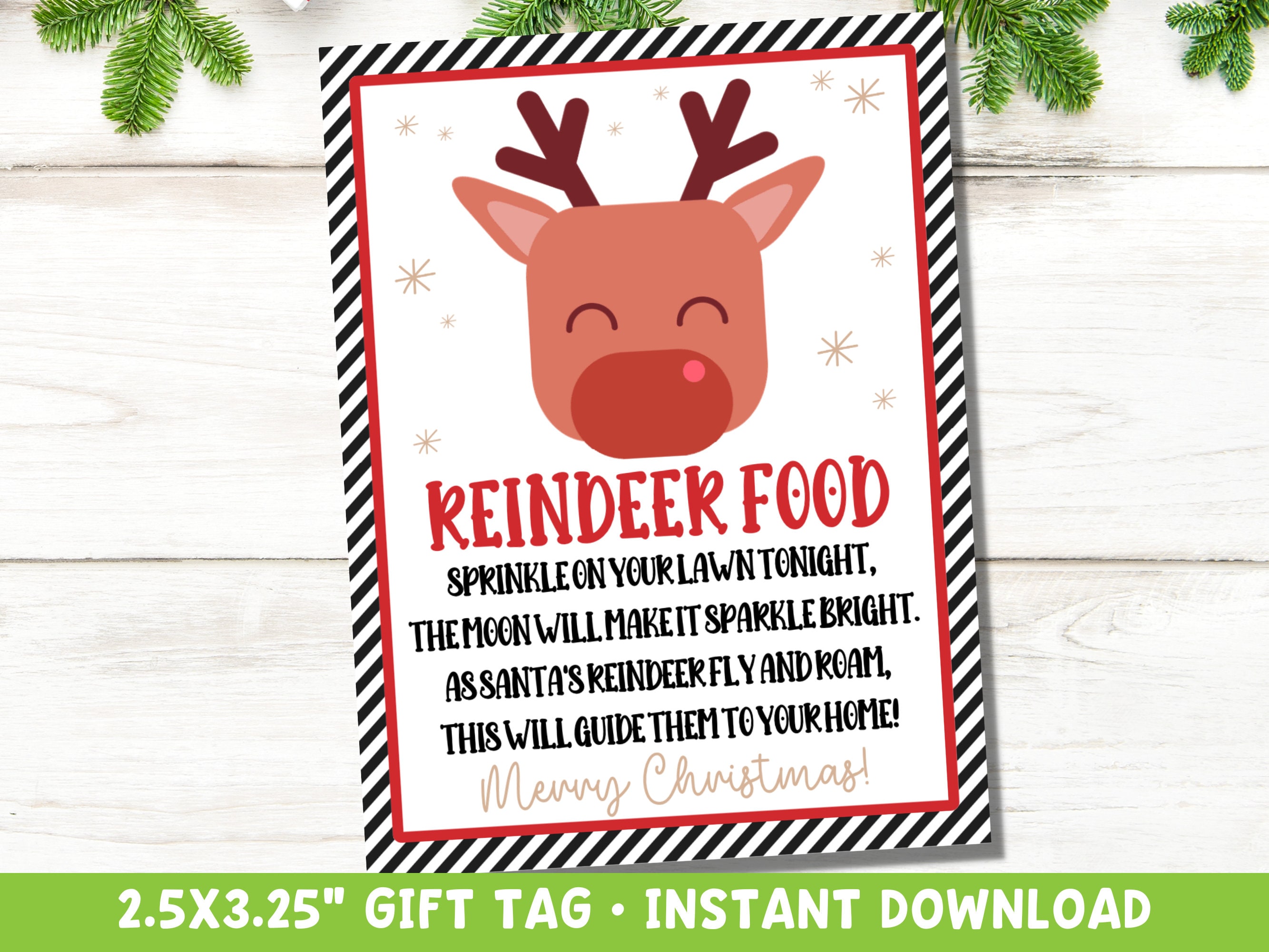 Reindeer Food Labels
