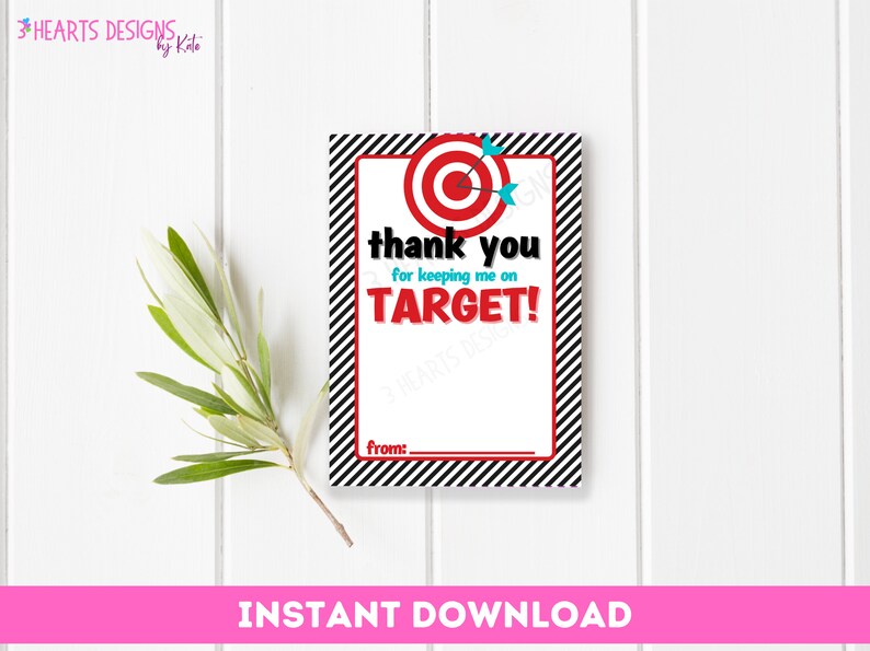 PRINTABLE Teacher Appreciation Gift Card Holder Target Gift - Etsy