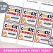 Cookie Gift Tag Printable Staff Appreciation Crumble Cookie Teacher ...