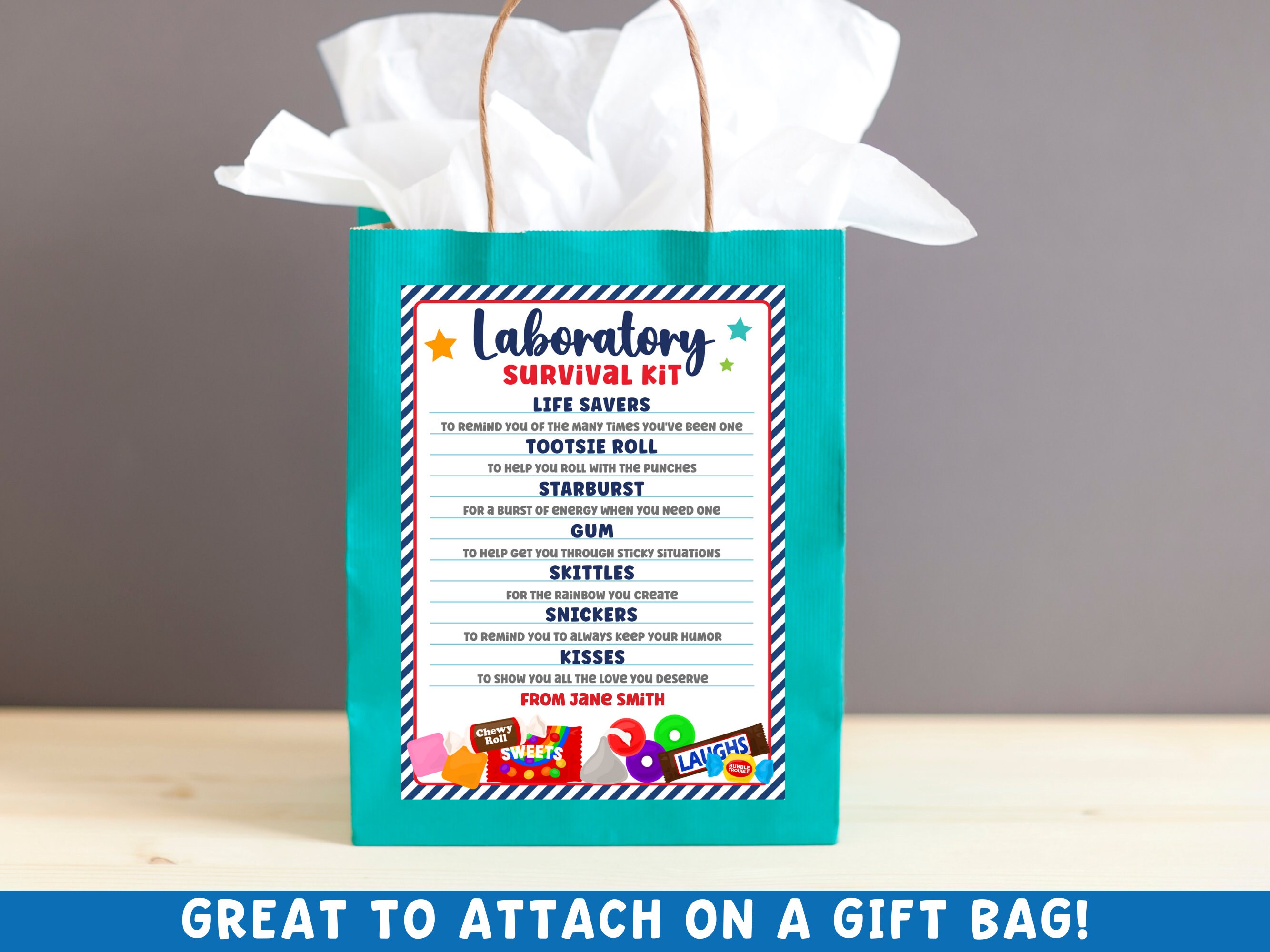 Laboratory Survival Kit Printable Gift for Lab Technicians | Instant ...