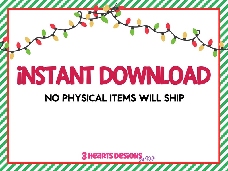 Poppin Christmas Lollipop Tags: Editable Holiday Favors | Instant ...