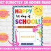 Back to School Gift Card Holder Happy First Day of School - Etsy