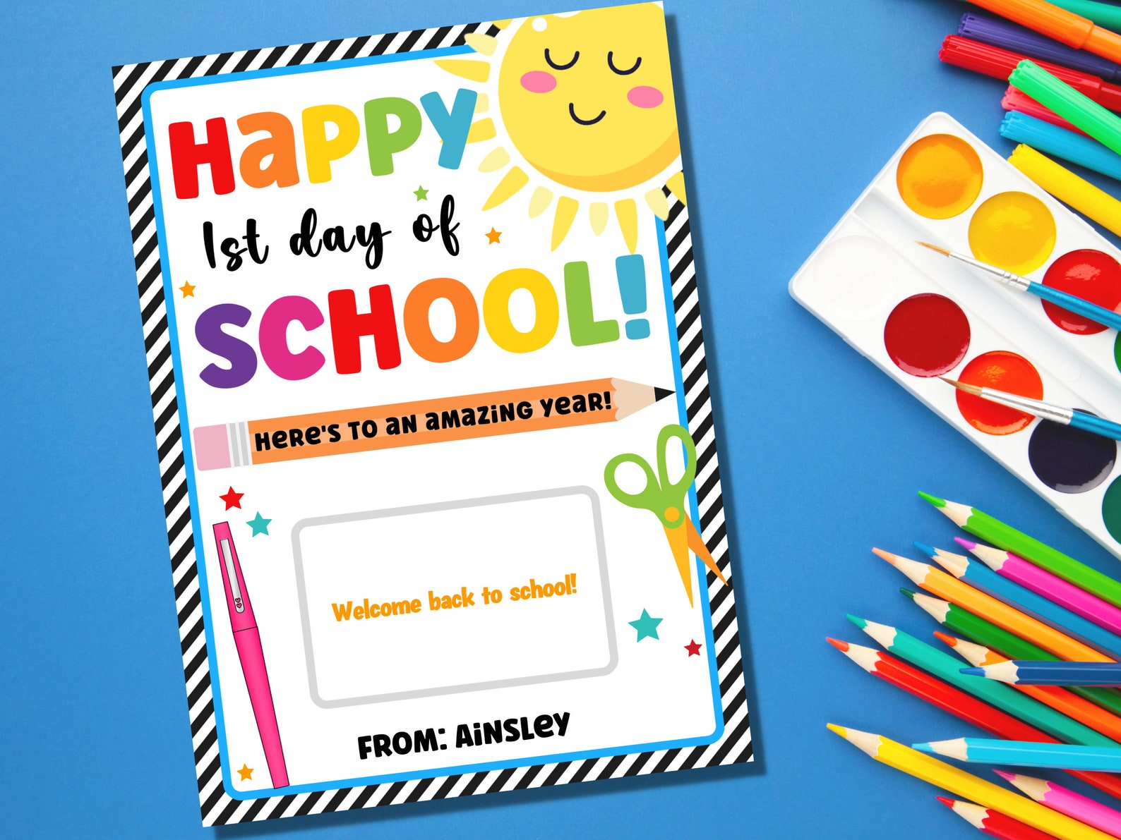 Back to School Gift Card Holder | Happy First Day of School Gift for ...