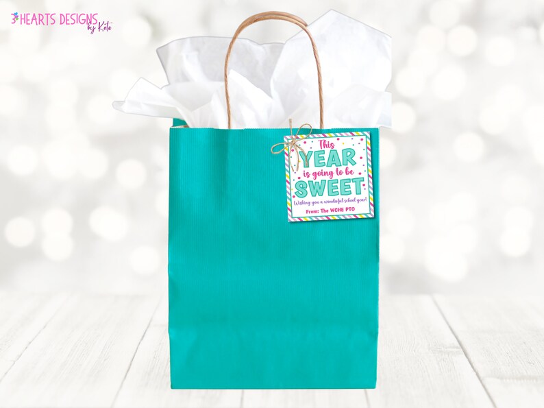 Back to School Teacher Gift Tag | Sweet Treats Tag | First Day of ...