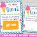 Ice Cream Gift Card Holder: Teacher Appreciation Printable | Instant ...
