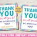 Teacher Appreciation Print Staff Co-worker Appreciation Gift Sign ...