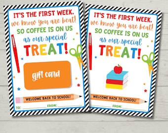 Printable Teacher Gift Card Holder-back to School Teacher Gift - Etsy