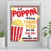Popcorn Appreciation Sign Teacher Appreciation Print Poppin Sign ...