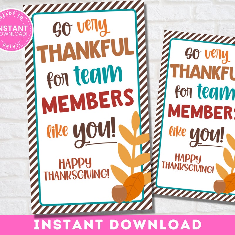 Thanksgiving Tags - Etsy